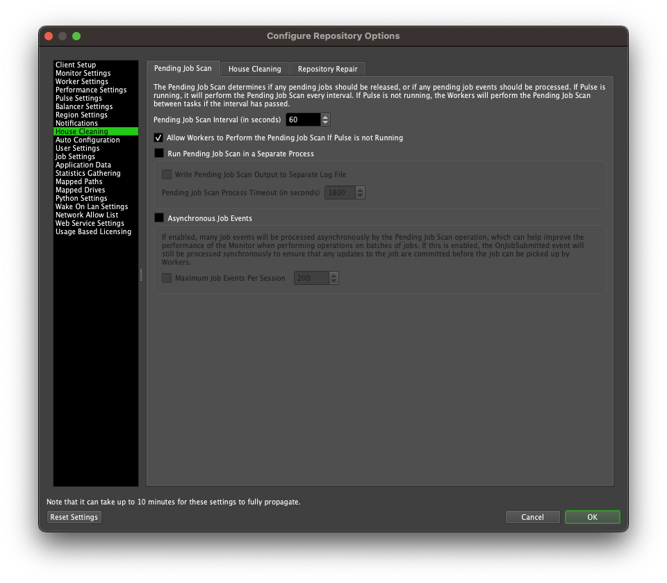 Repository Configuration — Deadline 10.3.1.4 documentation